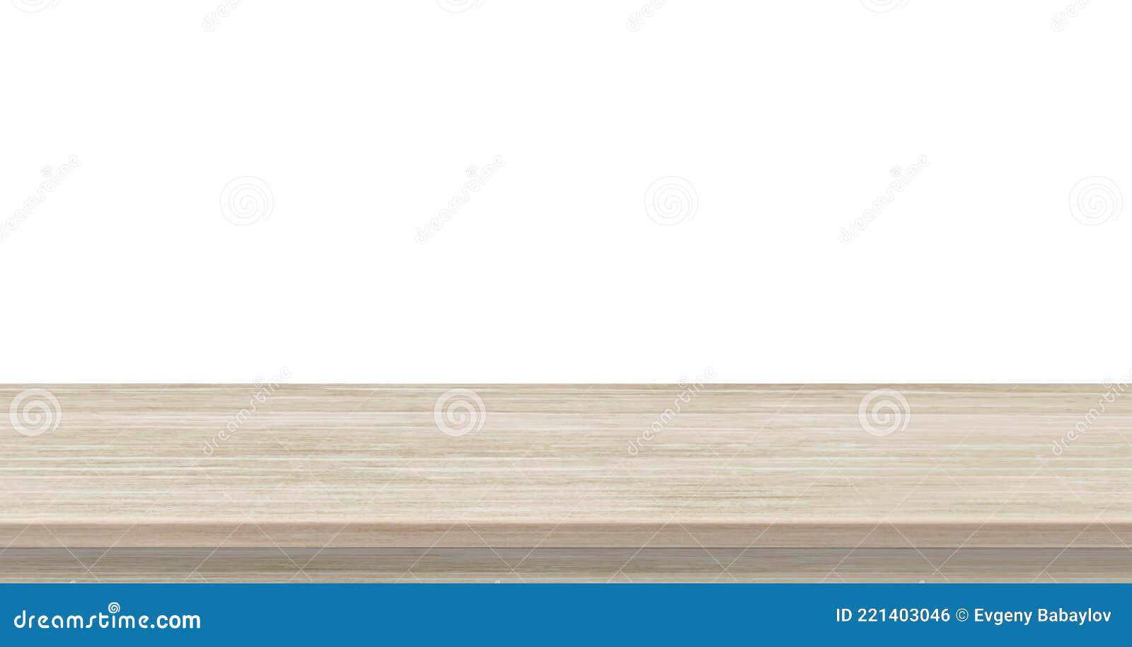 Large Table Top, Solid Wood Texture, White Background - Vector Stock ...