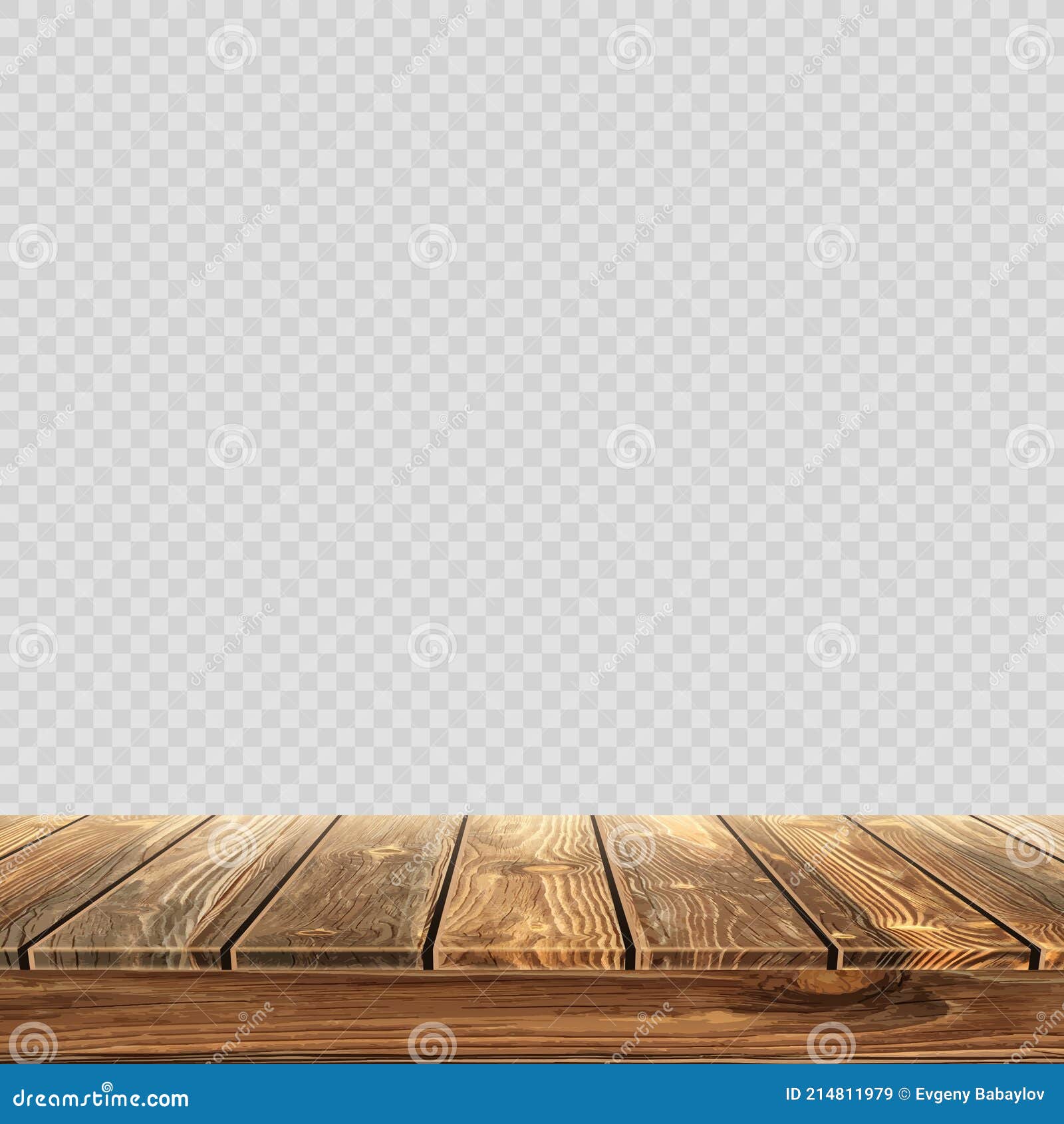 Large Table Top, Wooden Texture from Boards, Transparent Background ...
