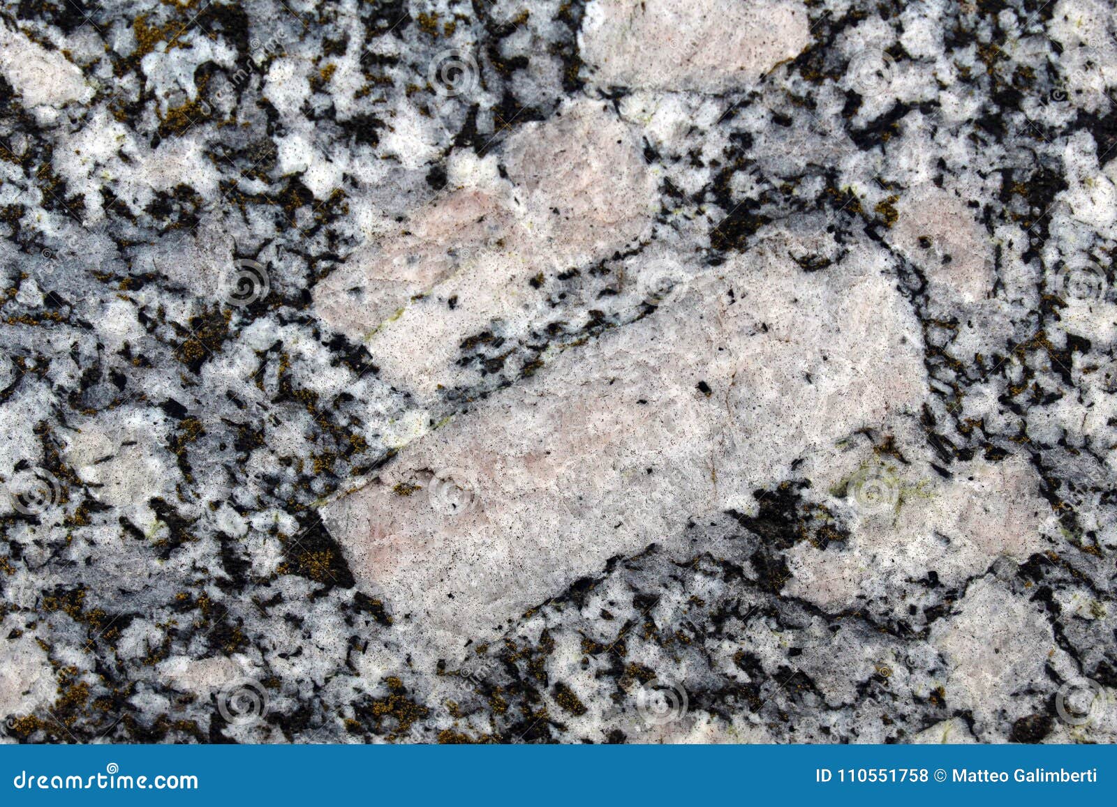 Ghiandone Granite Rock Orthoclase Crystals Royalty-Free Stock Photo ...
