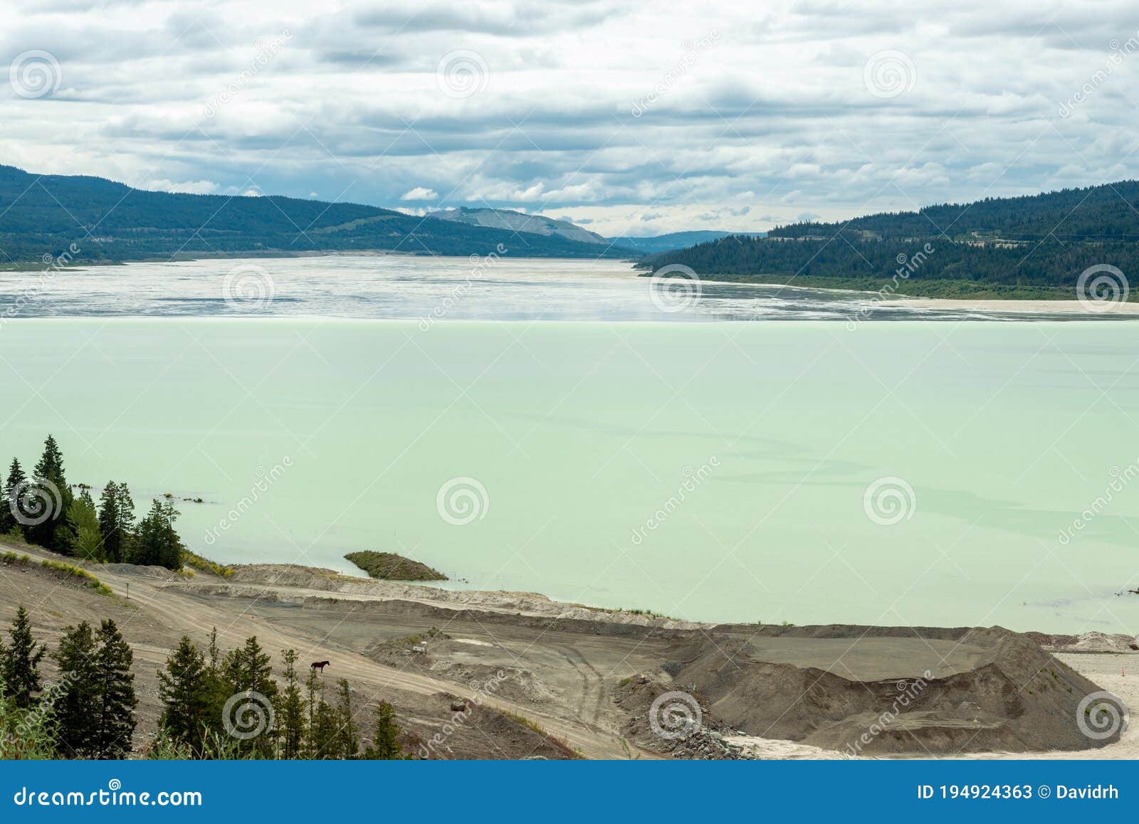 Large Tailings Pond for a Copper Mining Operation in British Columbia ...