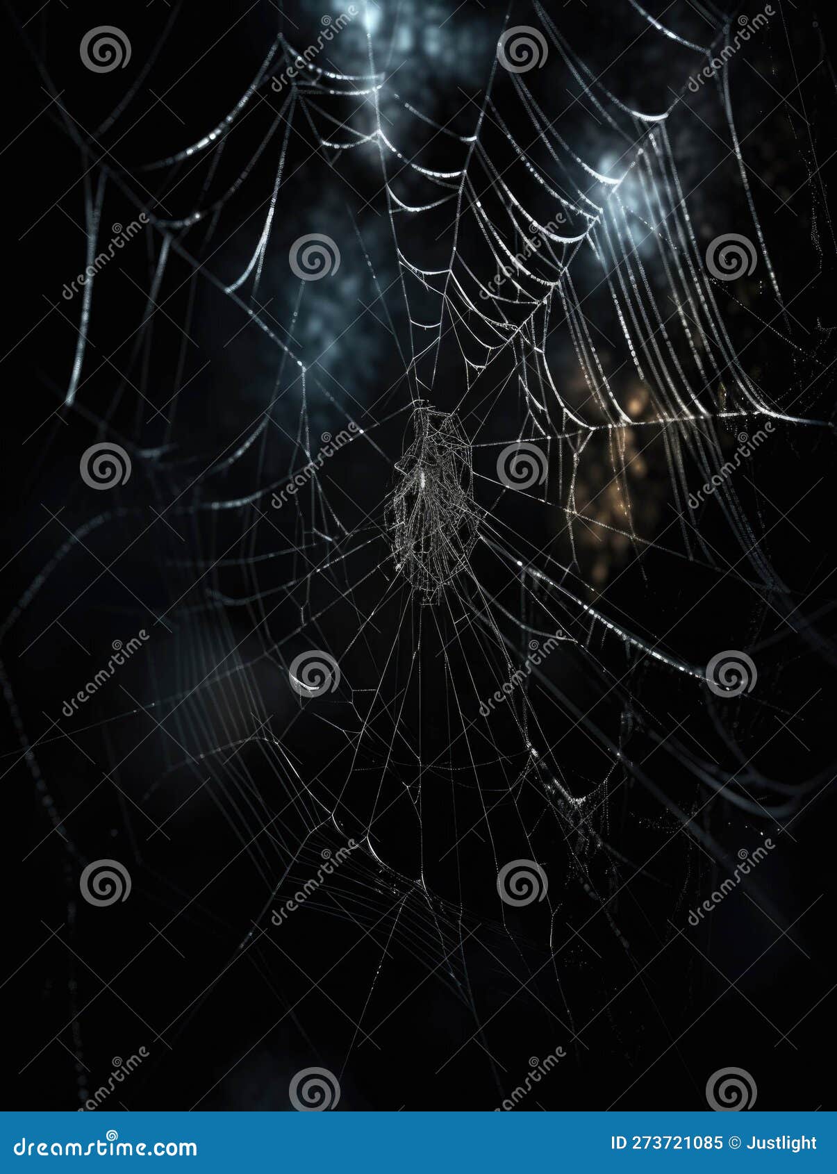 A Large Tangled Web Spun in the Darkness Illuminated by a Single Beam ...