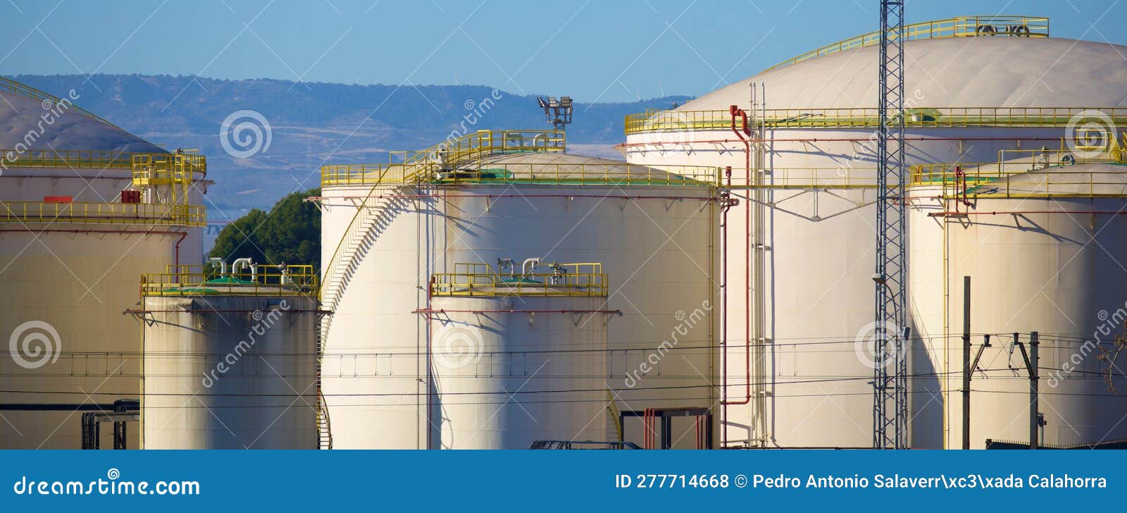 Large Tanks for Fuel Storage Stock Photo - Image of petrochemical ...