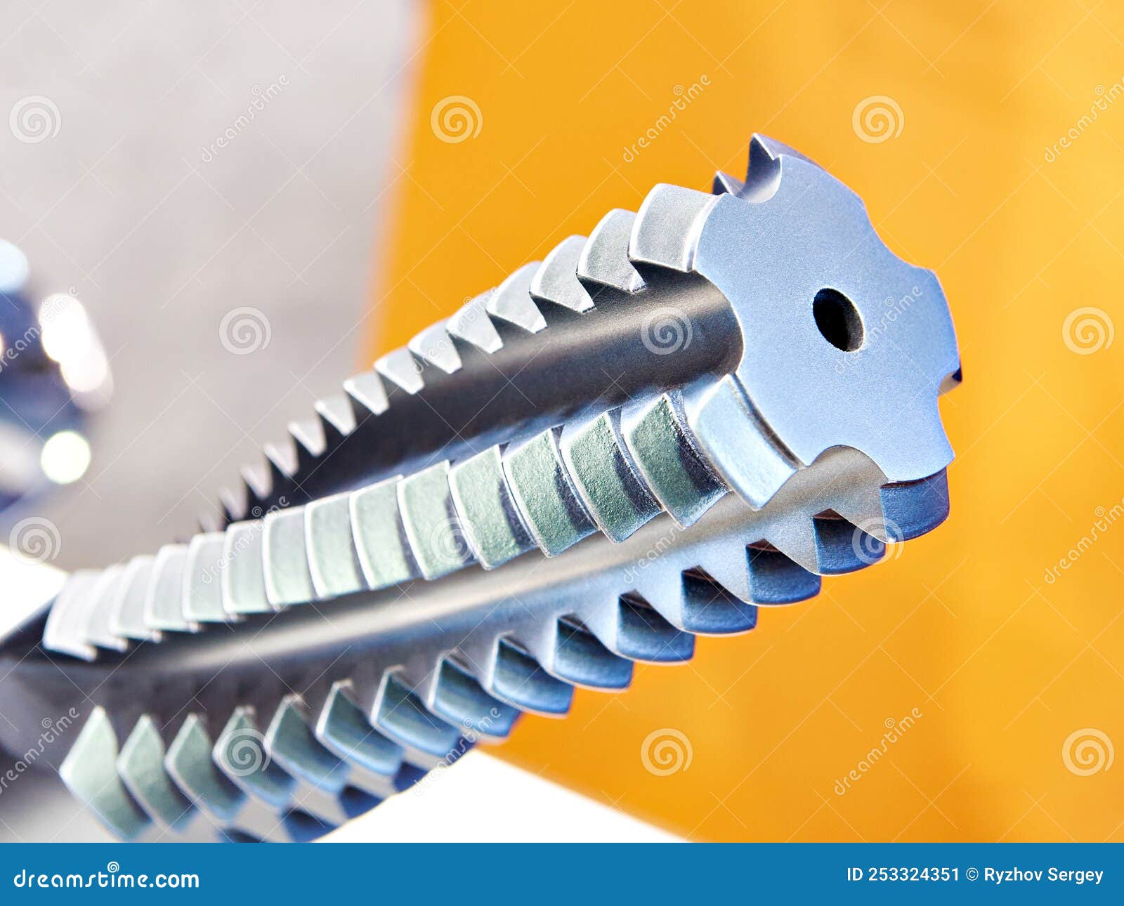Tap for internal threading stock image. Image of engineering - 253324351
