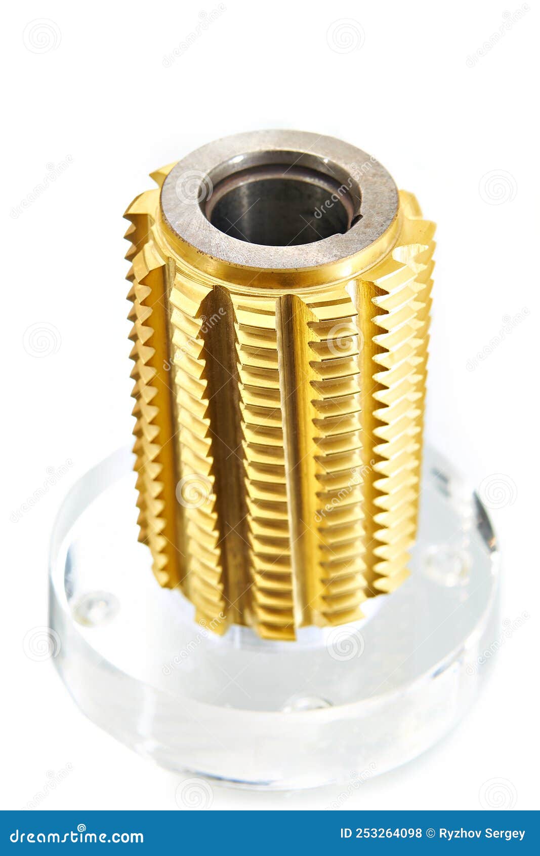 Large Tap for Internal Threading Isolated White Stock Photo - Image of ...