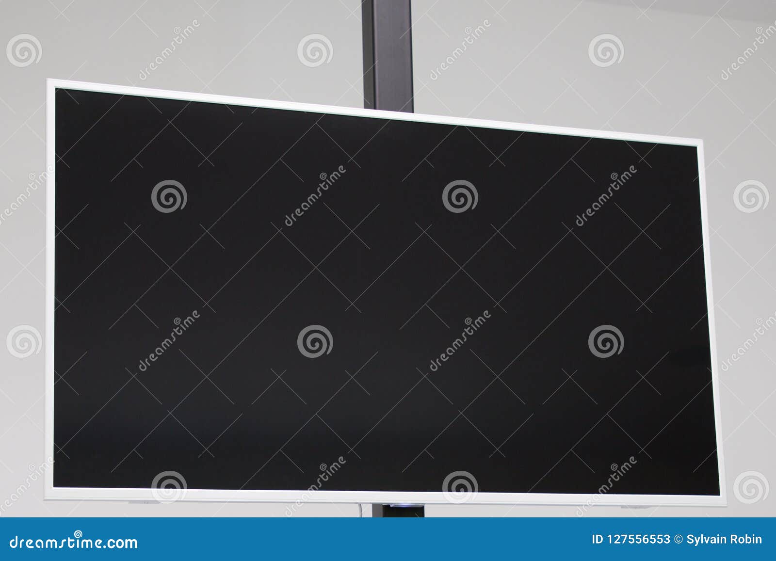Large Television Screen for Information of the Public Ready To Receive ...