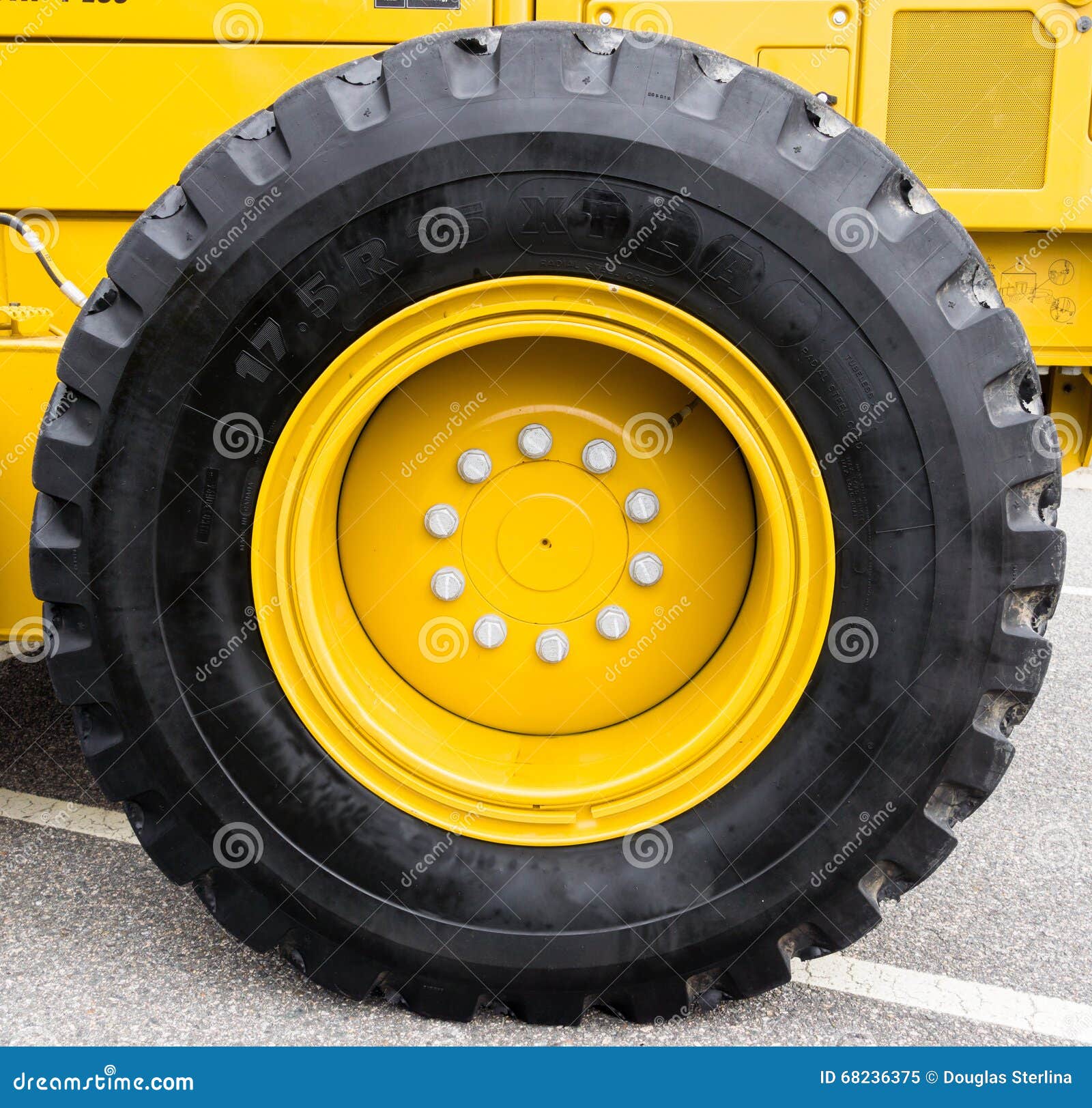 Large Tire stock image. Image of close, tire, machine - 68236375
