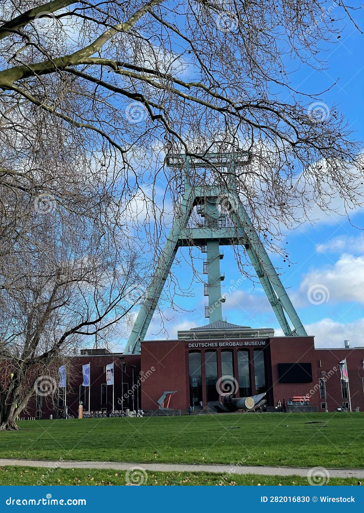 There is a Huge Tower with the Grass on it S Side Editorial Image ...