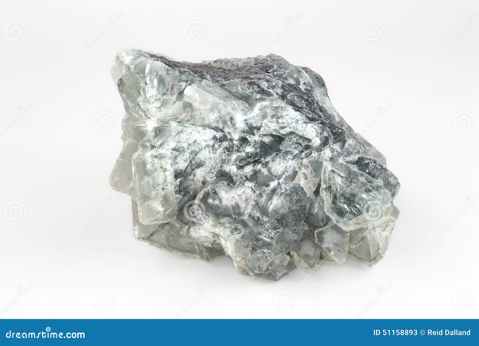 Large Transparent Green Fluorite Crystal Stock Image - Image of ...