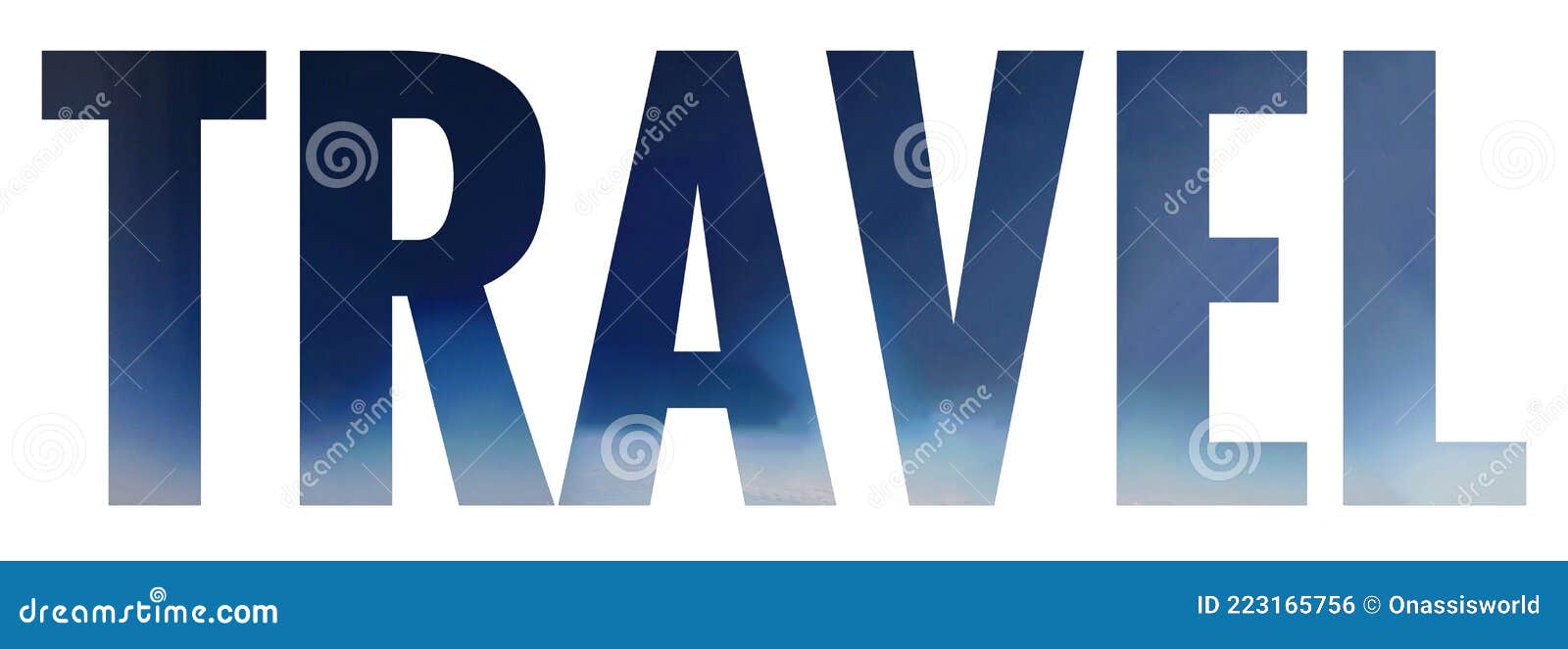 Large Travel Banner Page Header Stock Illustration - Illustration of ...