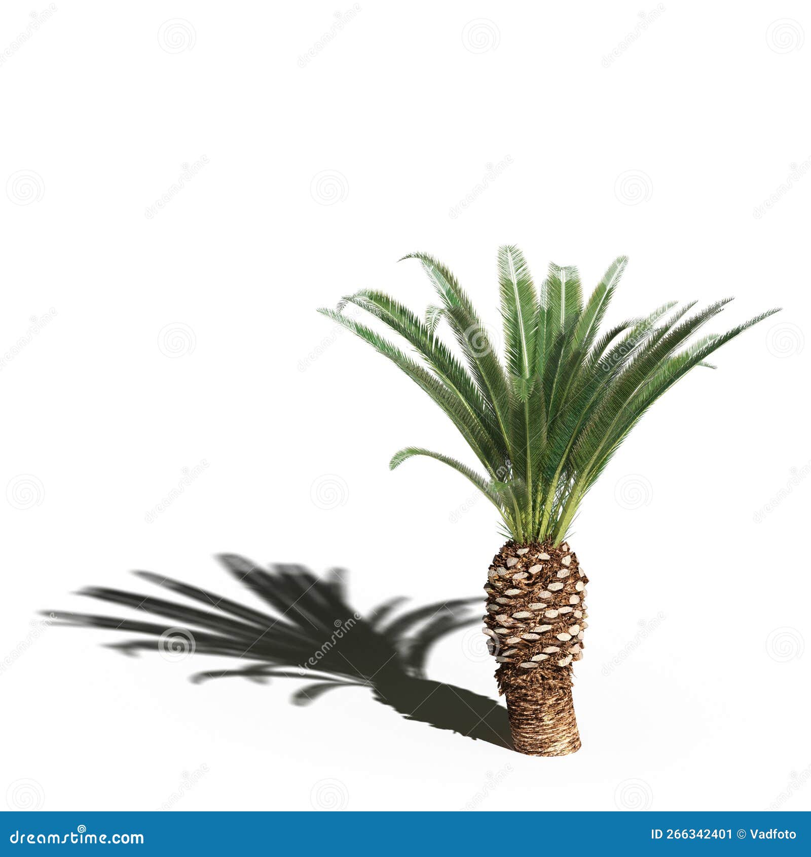 Large Tree with a Shadow Under it Stock Illustration - Illustration of ...