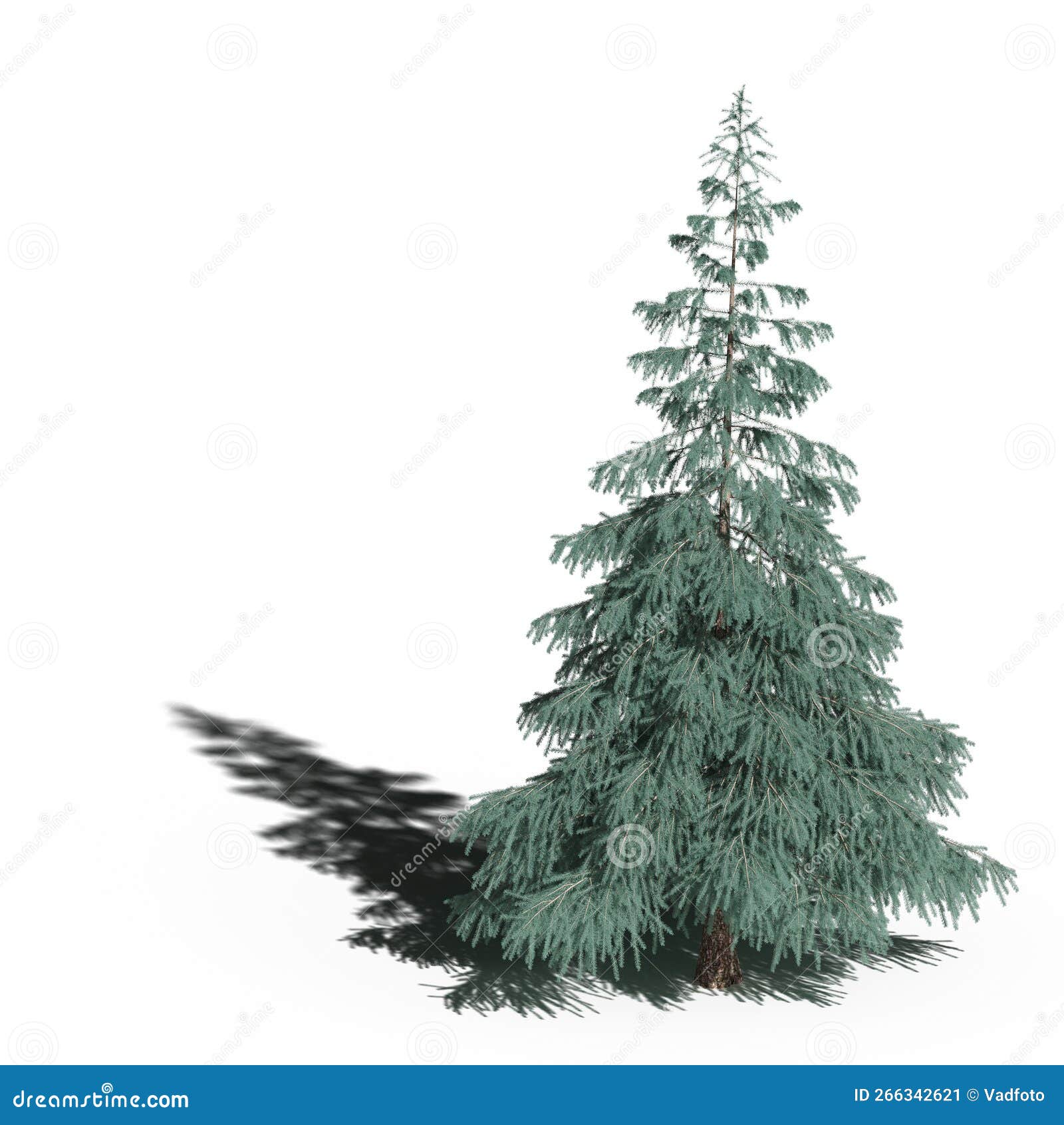 Large Tree with a Shadow Under it Stock Illustration - Illustration of ...