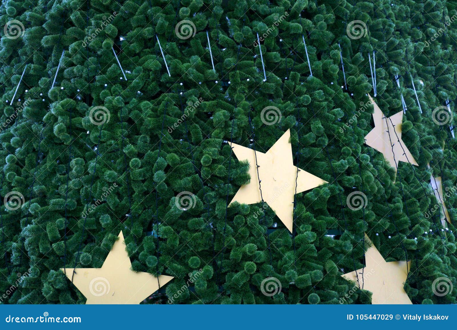 A large tree in the square stock image. Image of christmas - 105447029