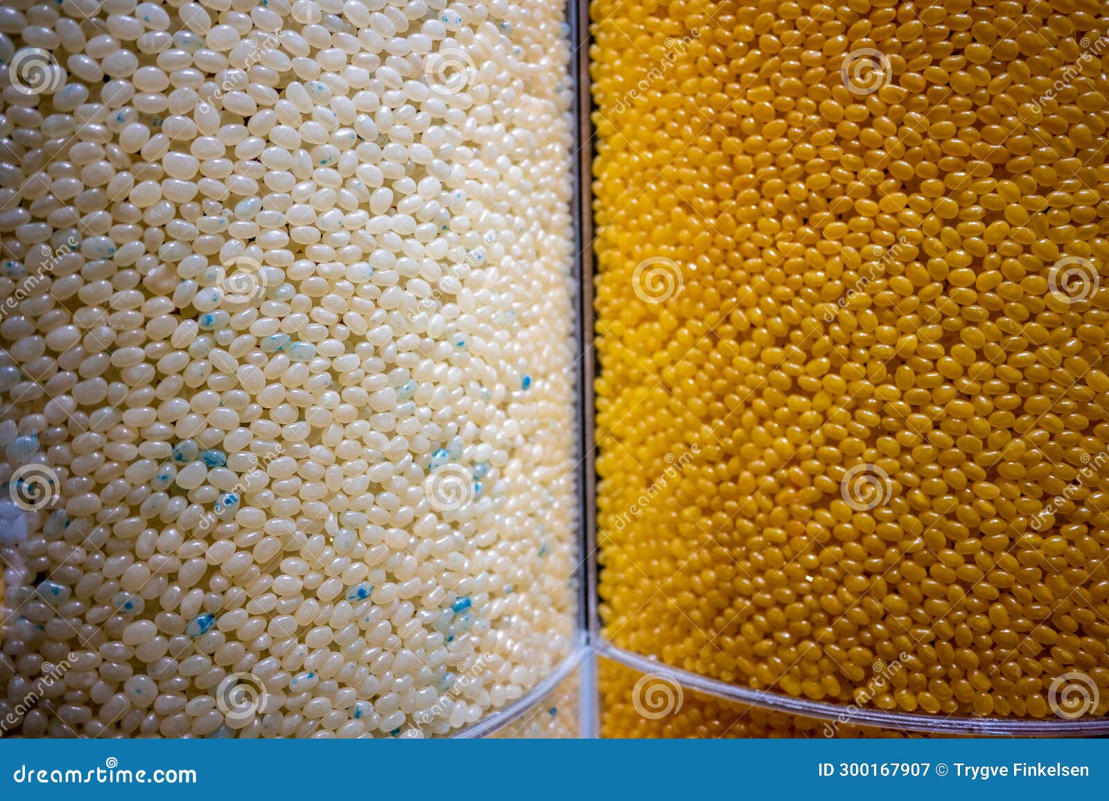 Large Tubes of Jelly Beans at a Candy Store.. Stock Image - Image of ...
