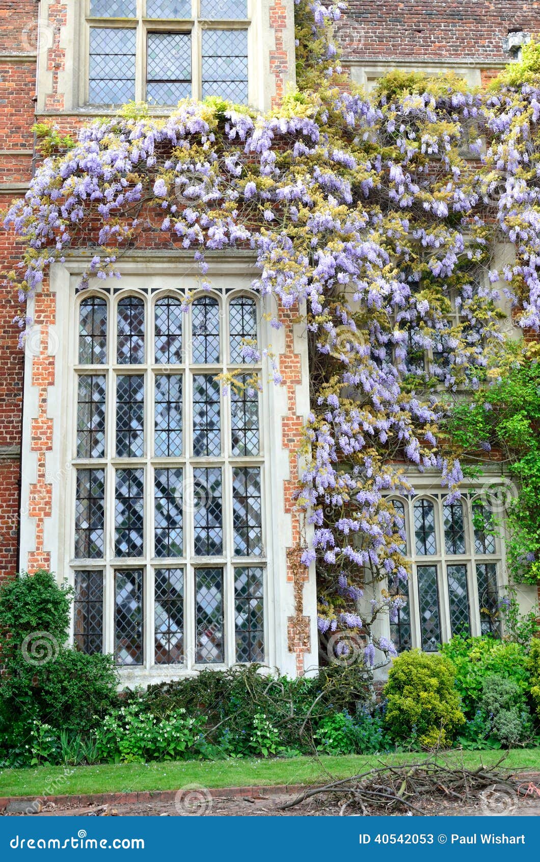Large tudor window stock image. Image of detached, iron - 40542053