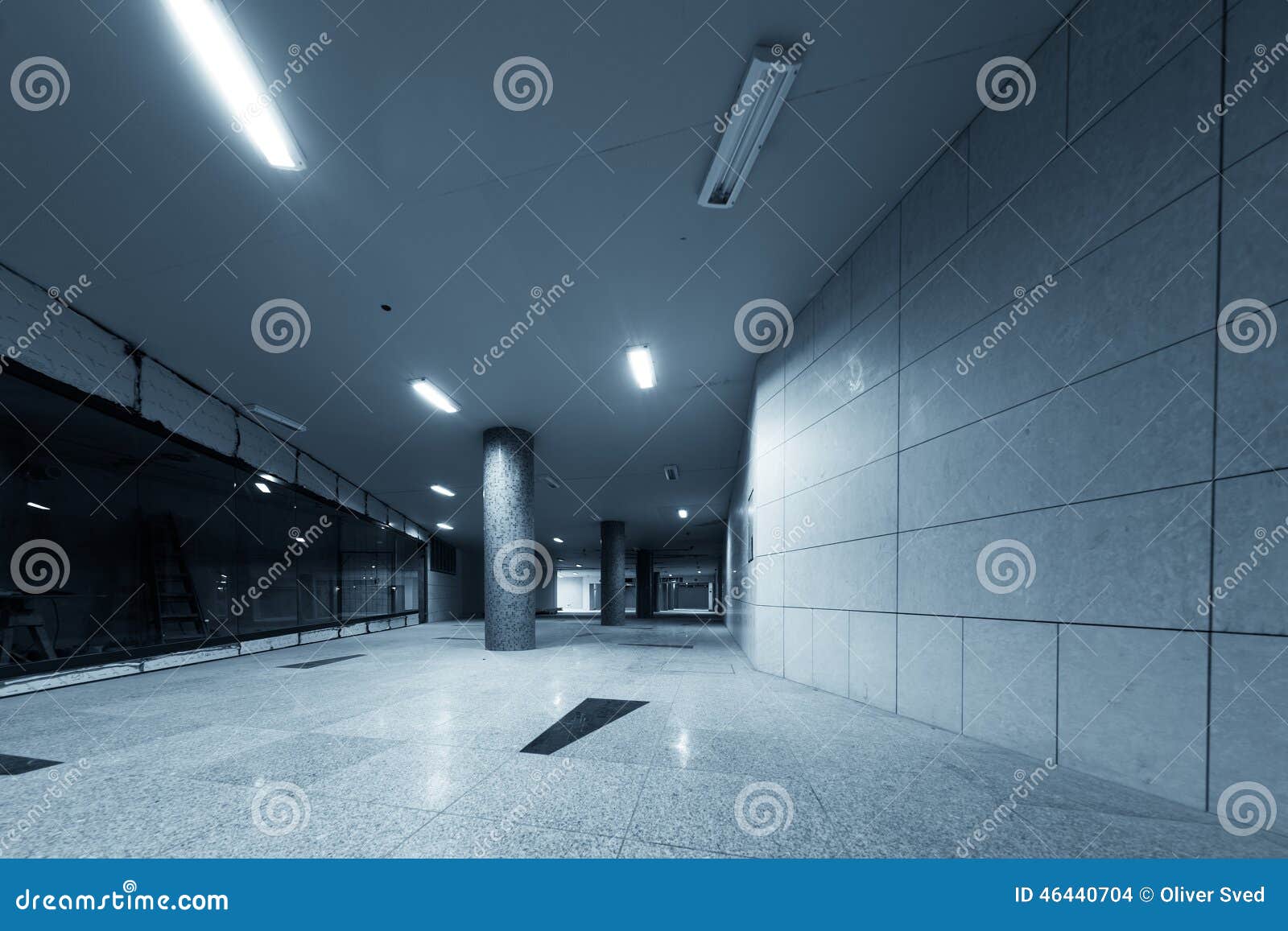 Large Underground Interior in a City Stock Photo - Image of business ...