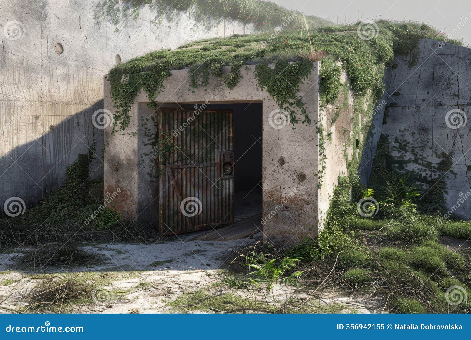 Large Underground War Bunker with Multiple Rooms and Strategic Defense ...