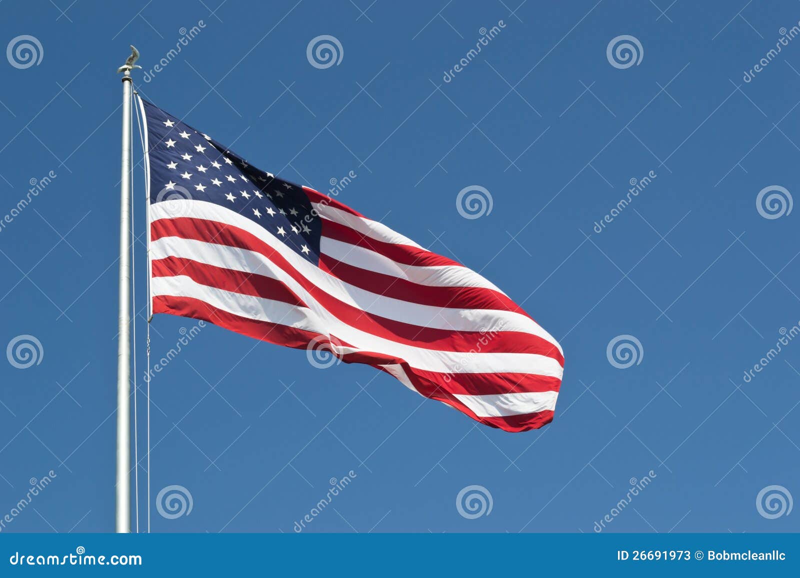 Large United States Flag Horizontal Stock Image - Image of flag ...