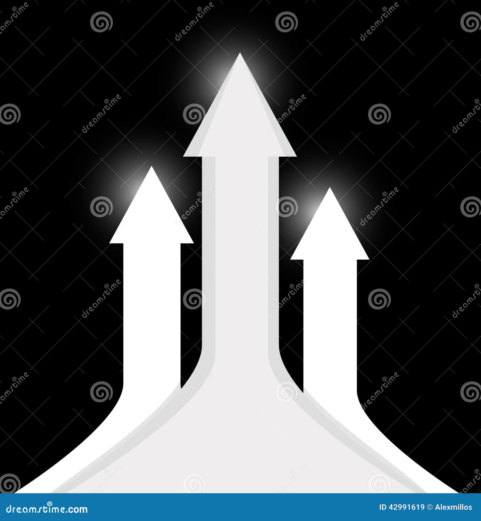 Large Up Arrow Illustration Design Stock Illustration - Illustration of ...