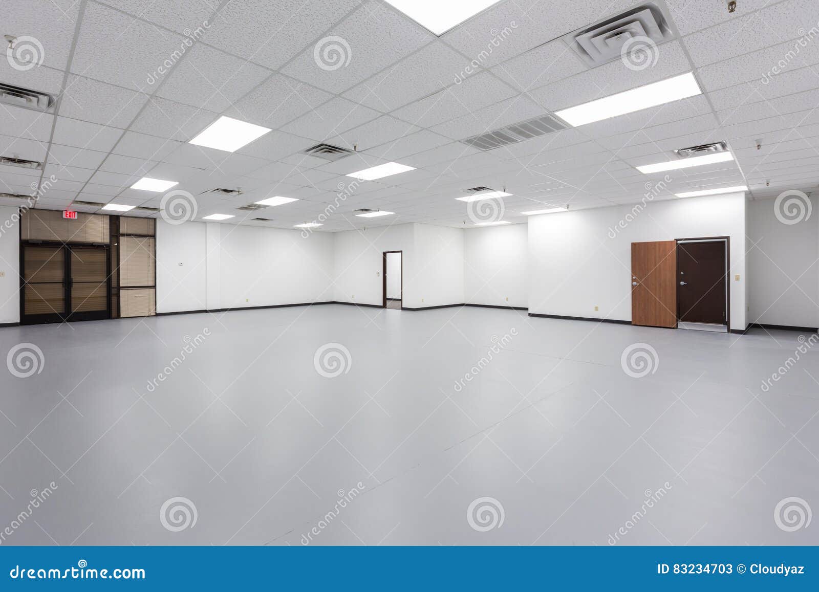 Large Vacant Office stock image. Image of carpet, lights - 83234703