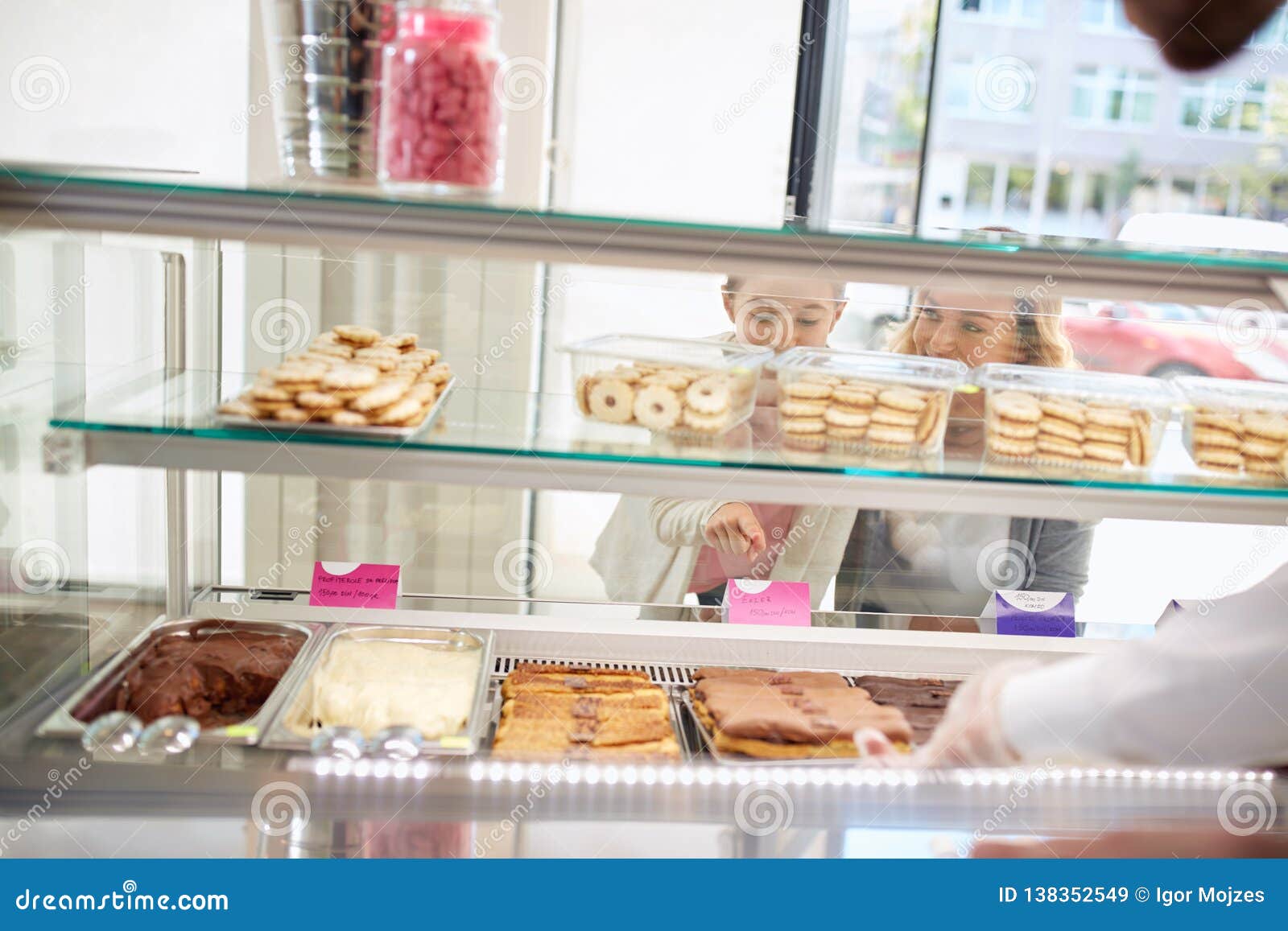 Large Variety of Sweets in Bakery Store Stock Image - Image of offer ...