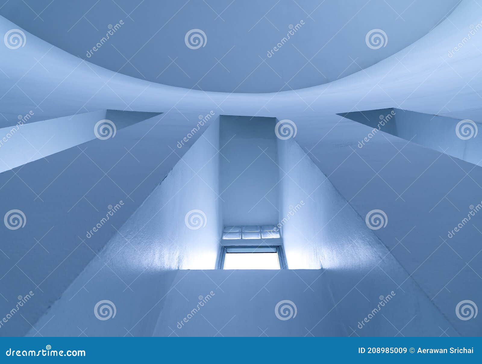 Large Vertical Gap for Ventilation of Building. Stock Image - Image of ...