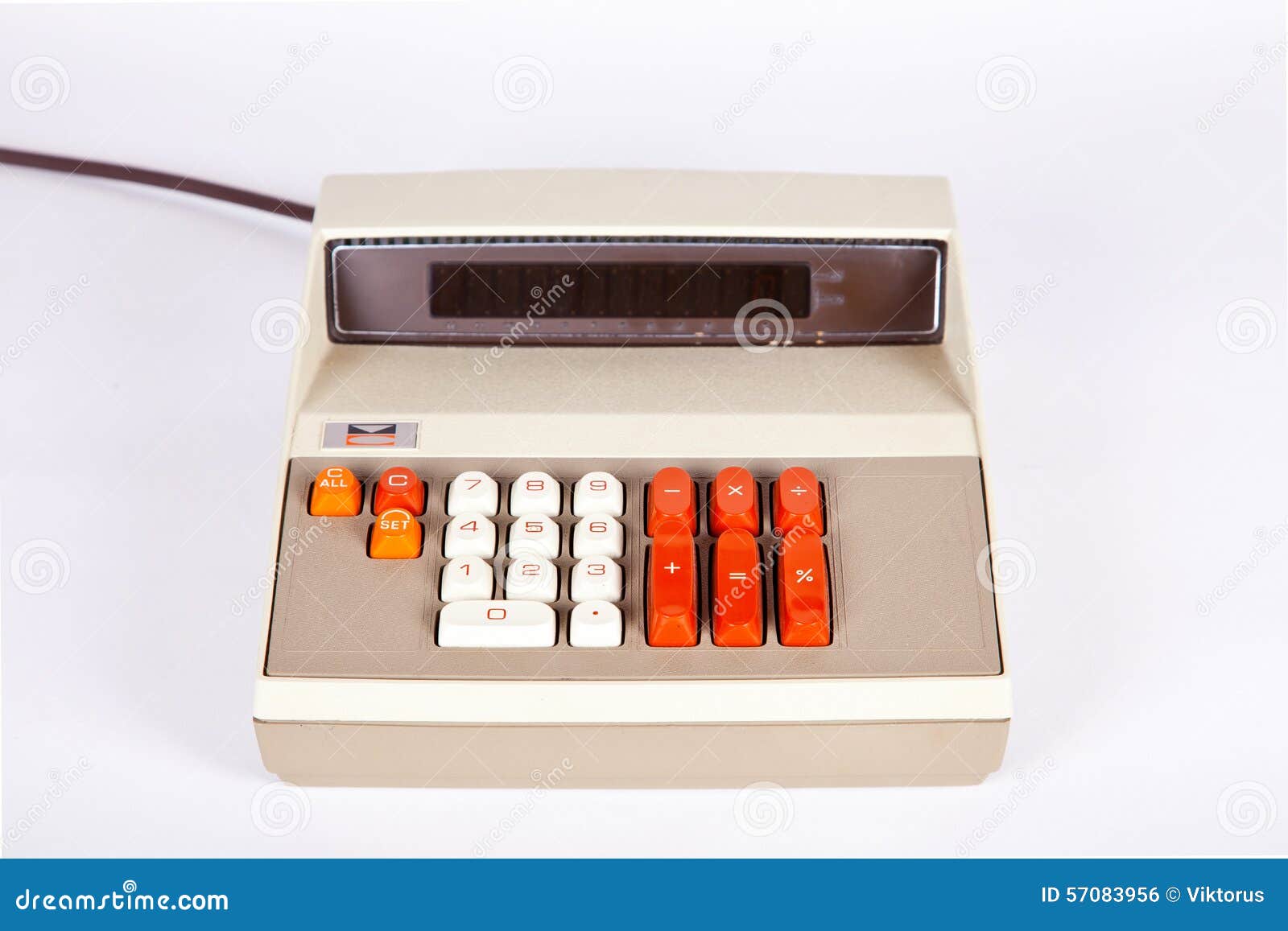 Large Vintage Calculator stock photo. Image of accounting - 57083956