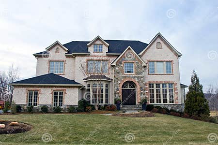 Large Virginia Home stock photo. Image of elegant, entrance - 7748168