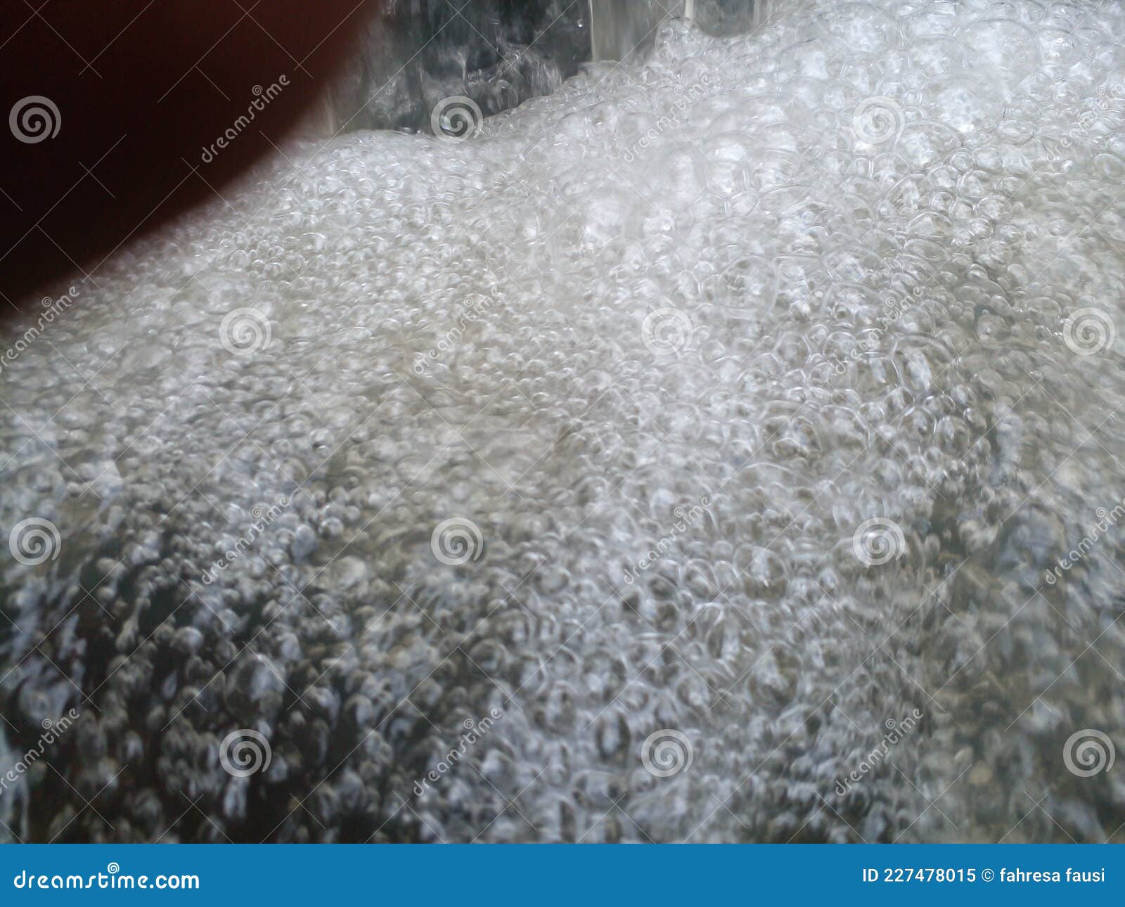 Large Volume of Foamy Water Stock Image - Image of large, water: 227478015