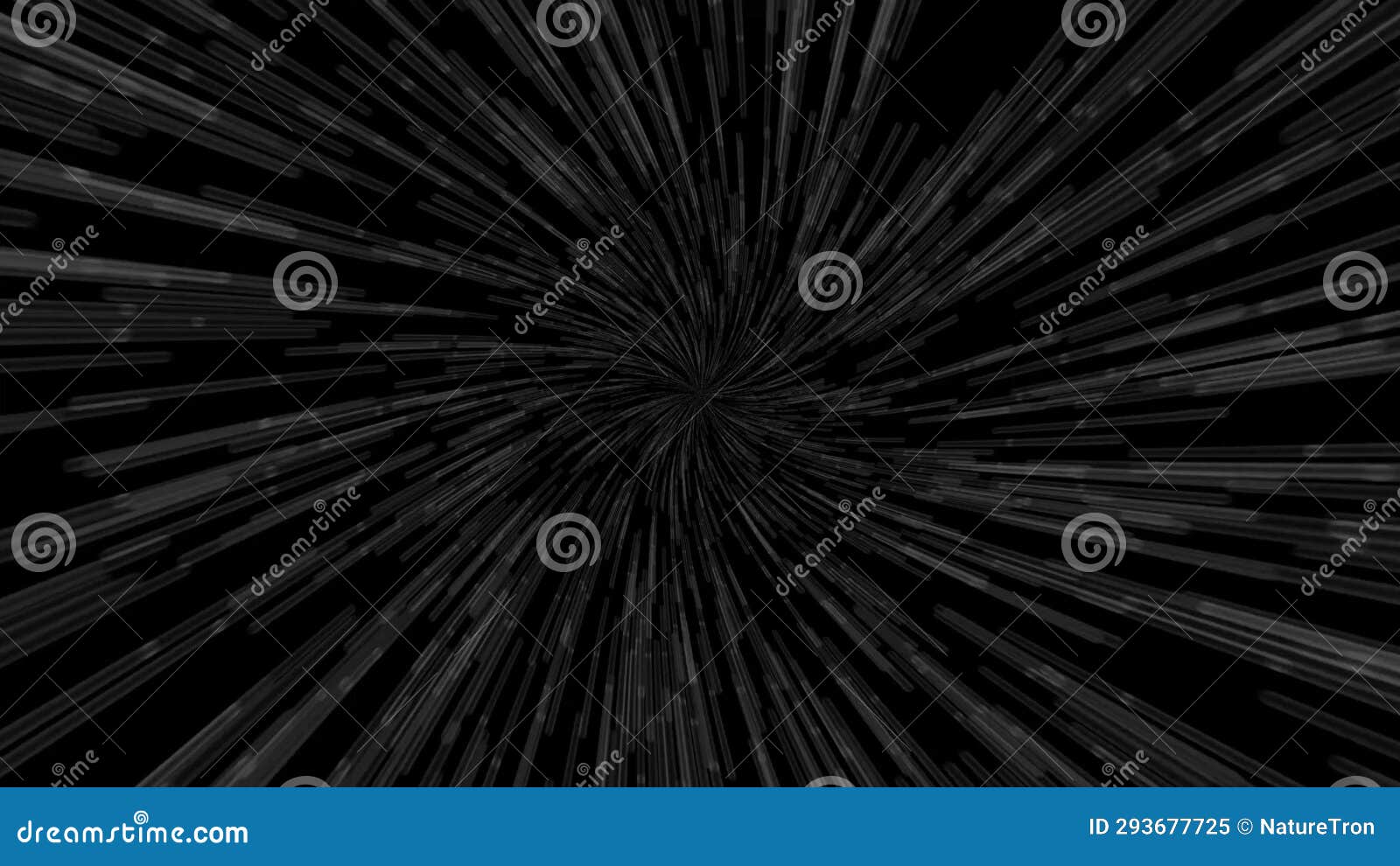 Large Vortex Effect Fast Moving Light on Black Background Abstract ...