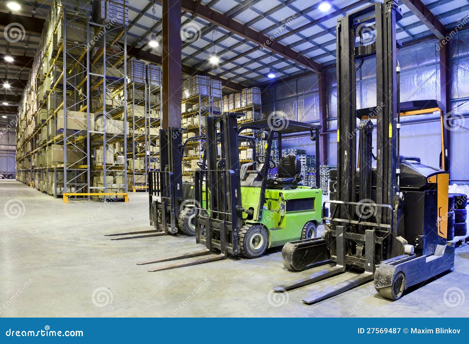 Large warehouse stock image. Image of inventories, pallet - 27569487