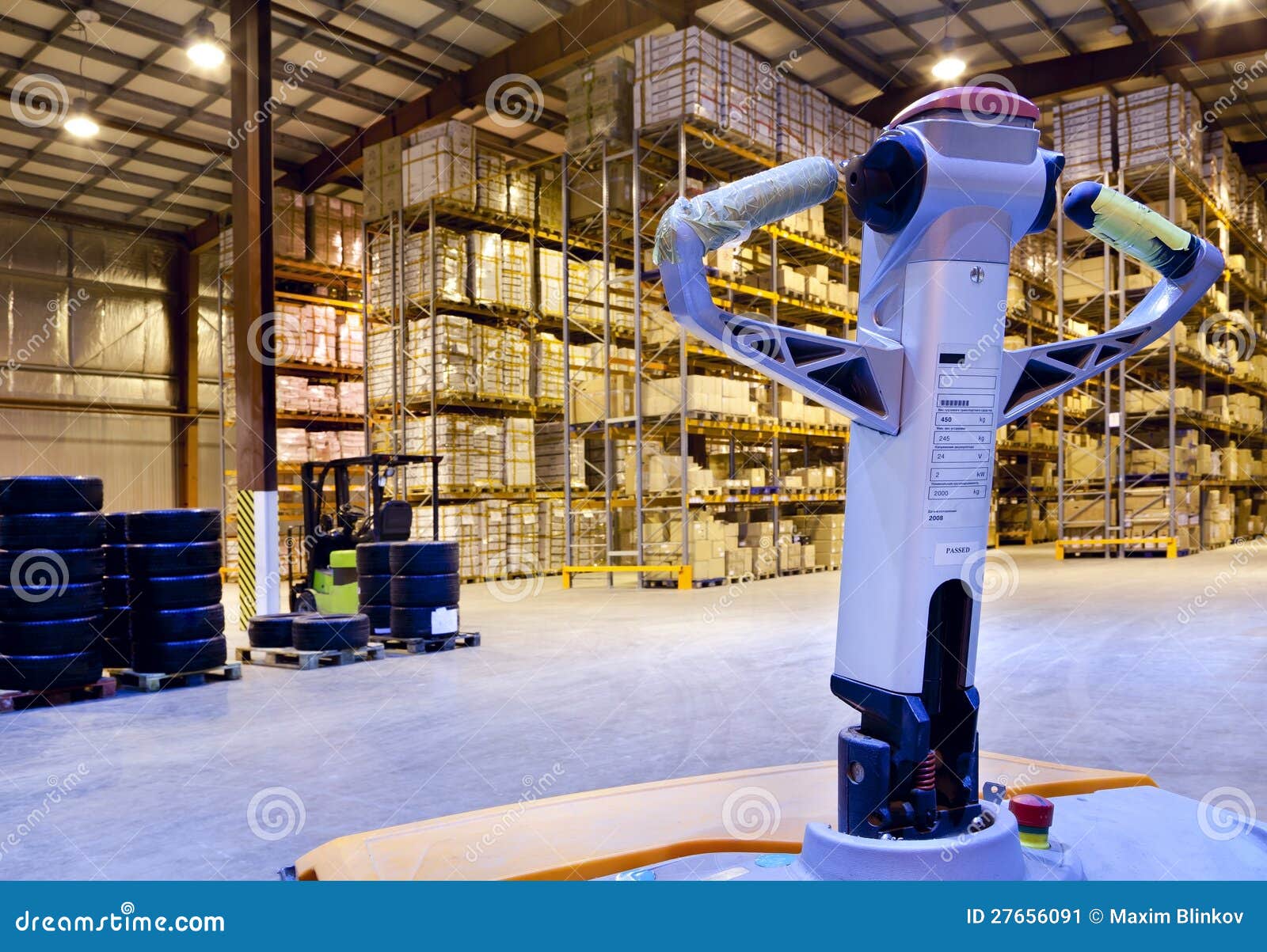 Large warehouse stock image. Image of interior, racks - 27656091