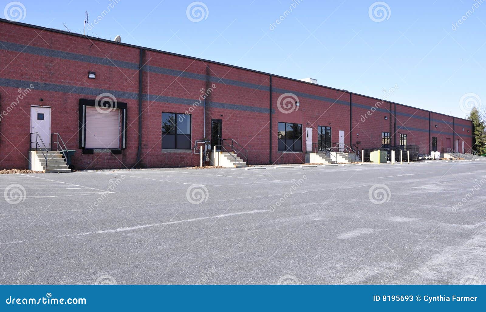 Large warehouse stock image. Image of unload, distribution - 8195693