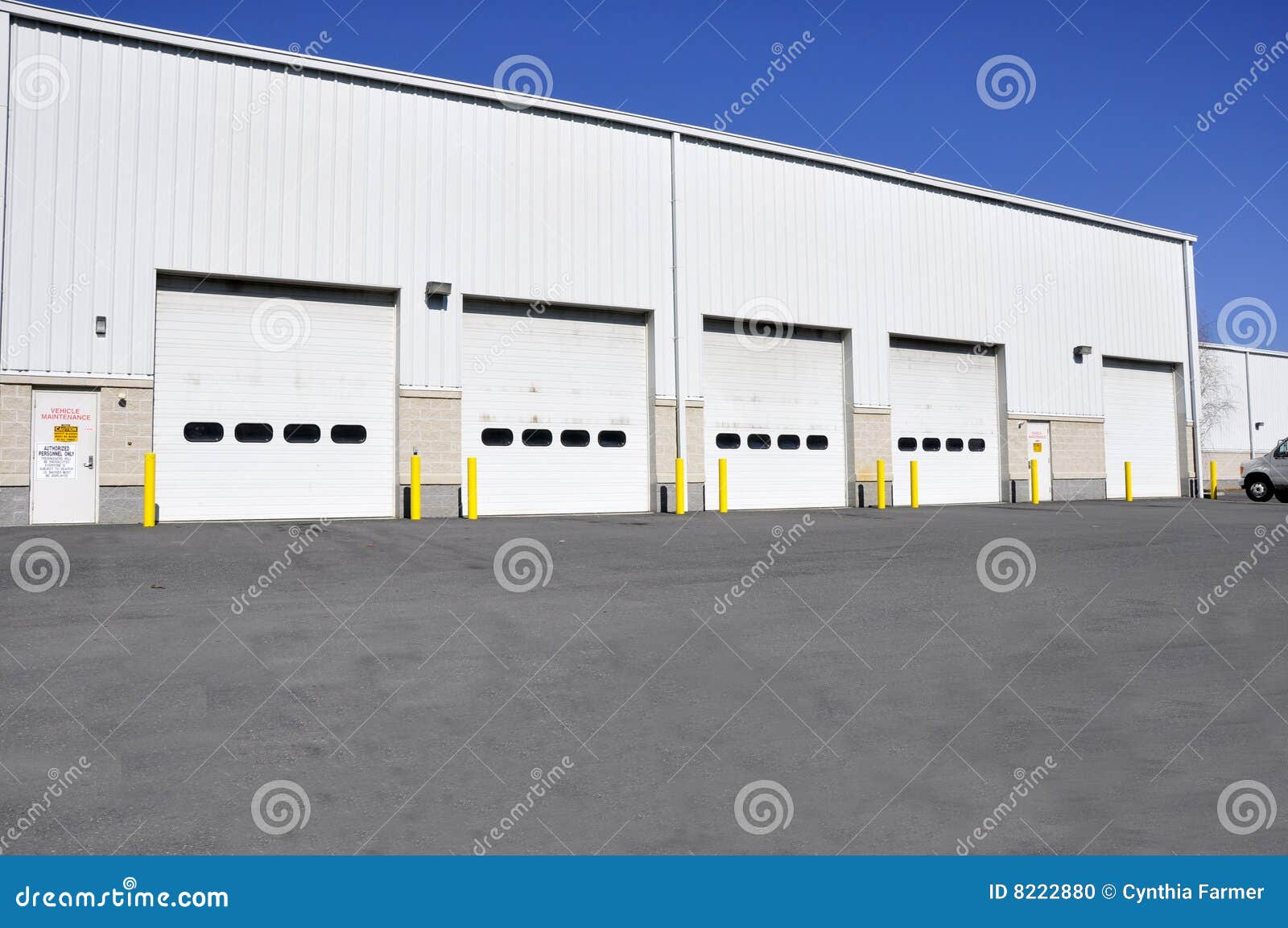 Large warehouse stock photo. Image of business, garage - 8222880