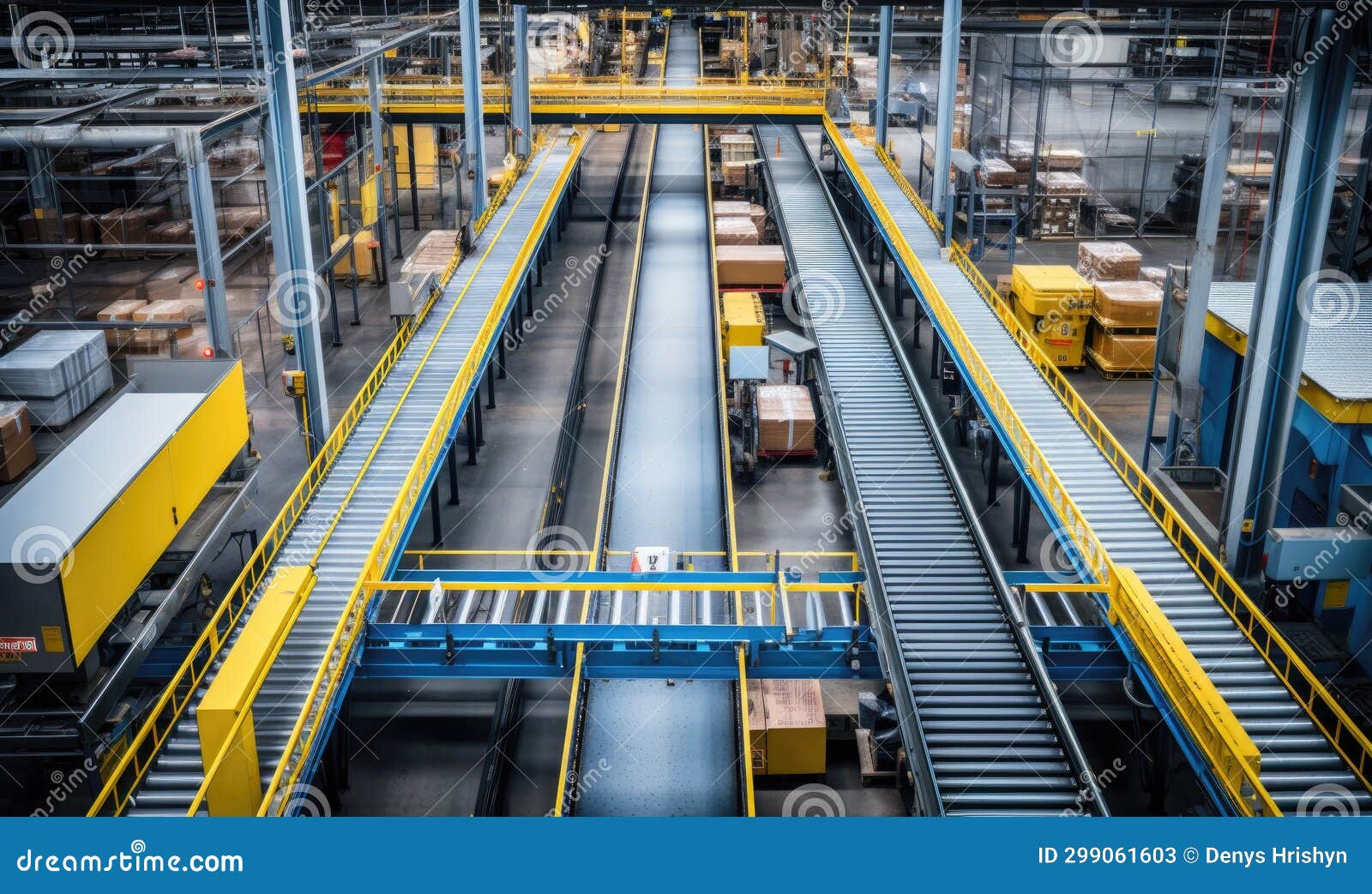 A Vast Storage Space Overflowing with Numerous Containers Stock ...