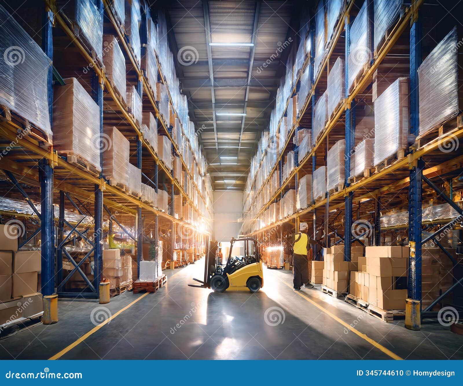 Forklift Operator Symbol For Safety Signage Cartoon Vector ...