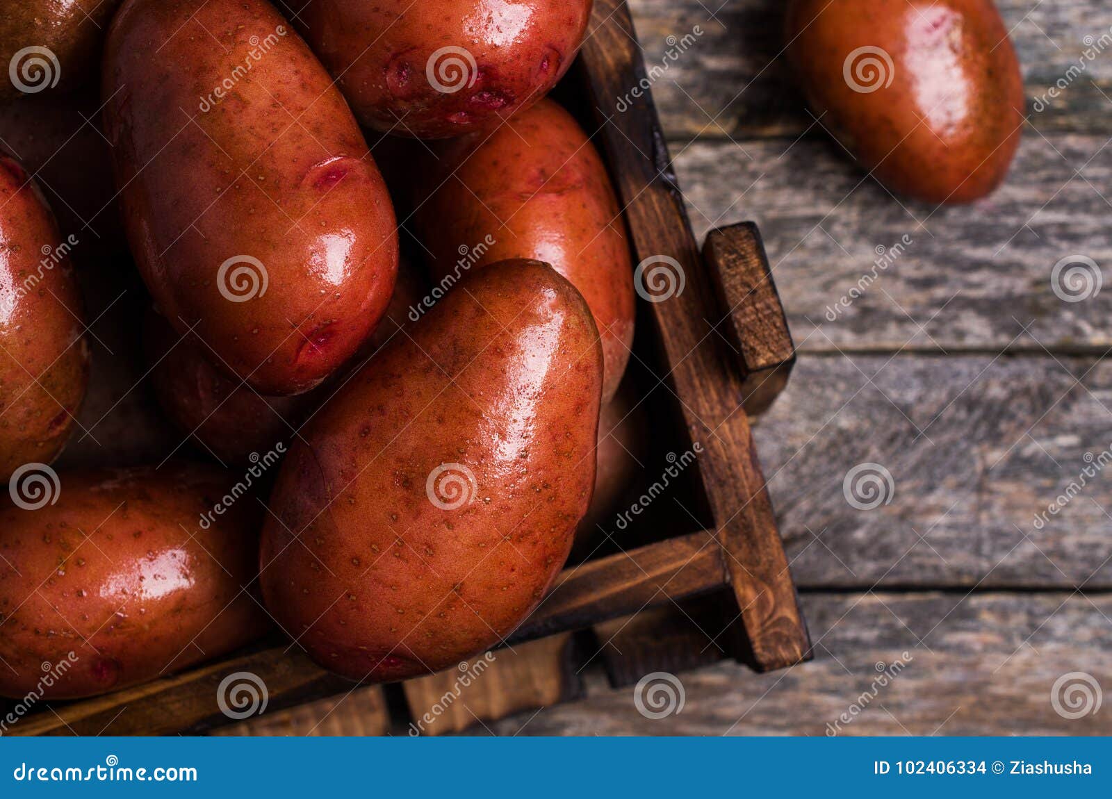 Large washed potatoes stock photo. Image of agrarian - 102406334