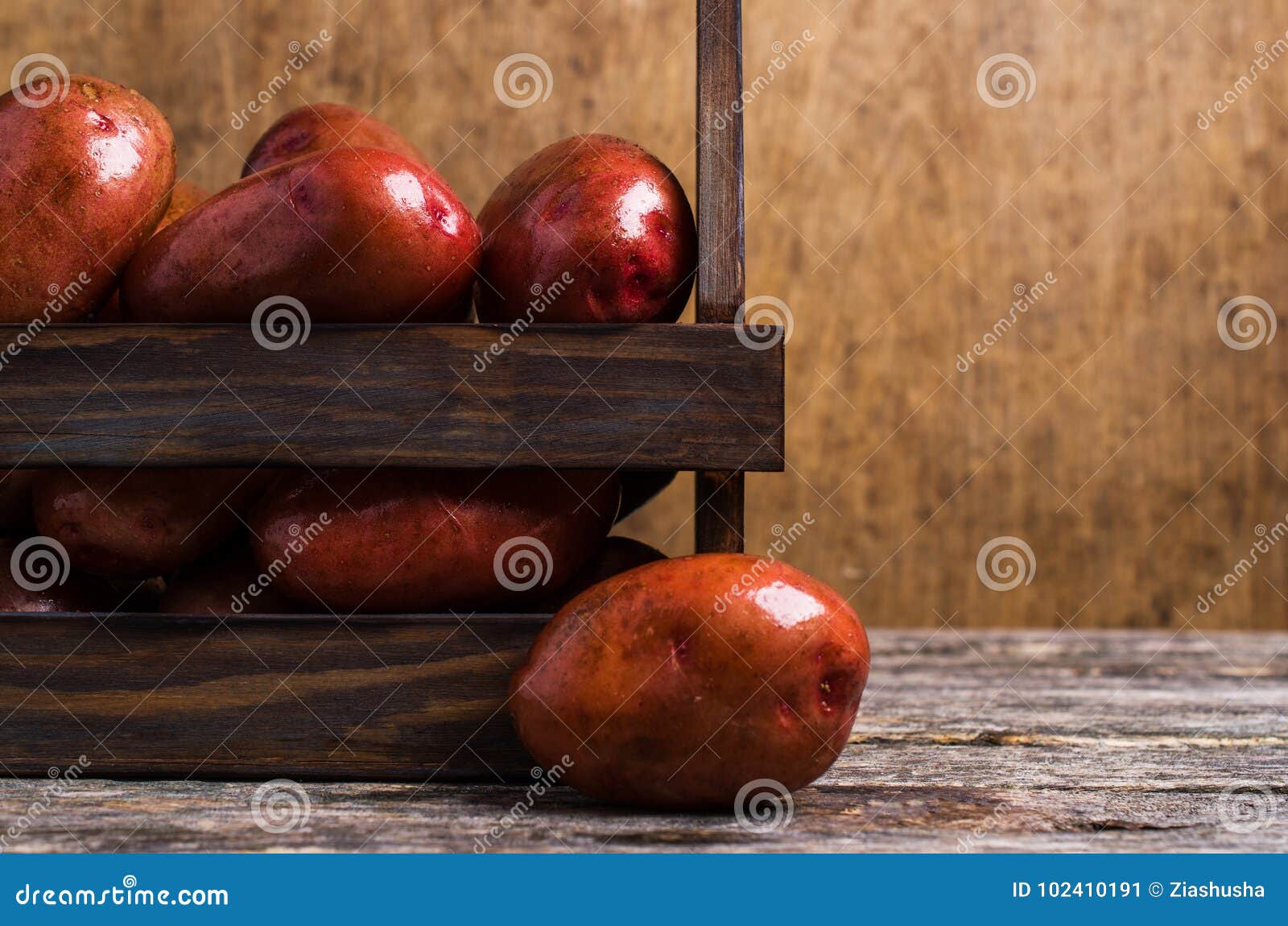 Large washed potatoes stock image. Image of natural - 102410191