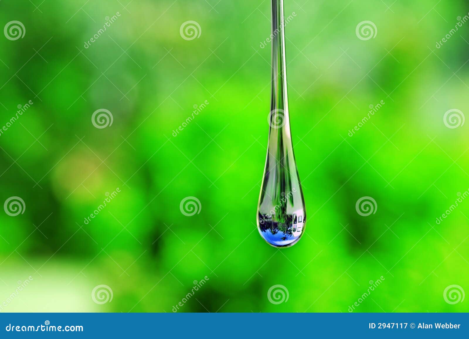 Large water drop stock image. Image of crystal, focus - 2947117