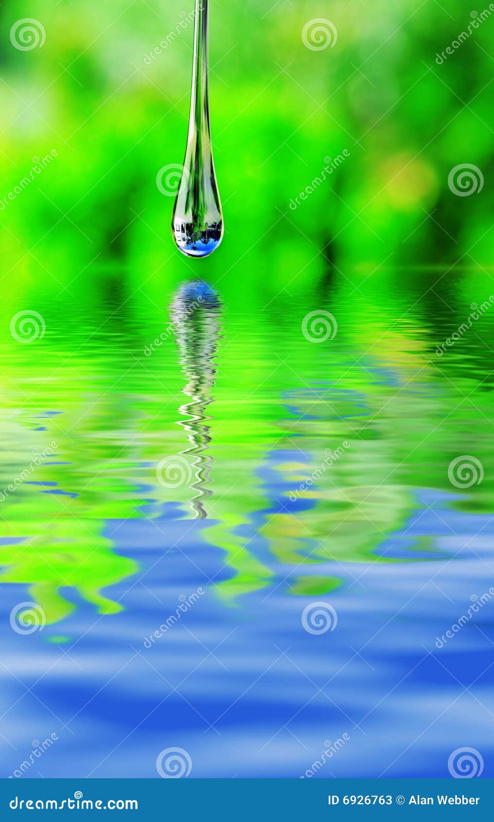 Large water drop stock image. Image of blur, nature, close - 6926763