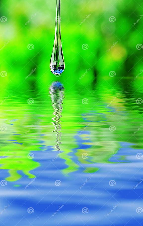 Large water drop stock image. Image of blur, nature, close - 6926763