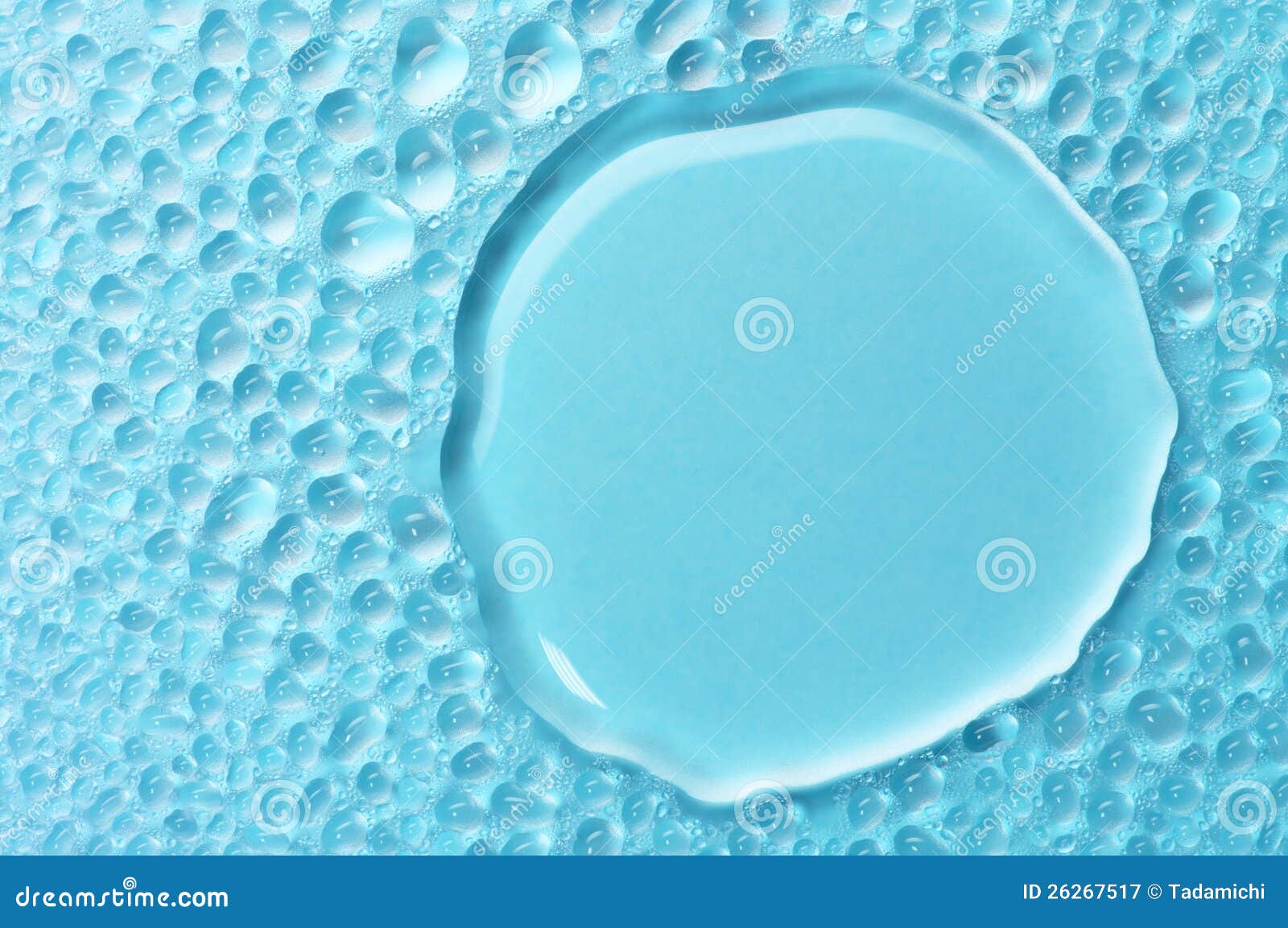 Large Water Drops with Copy Space.(horizontal) Stock Image - Image of ...
