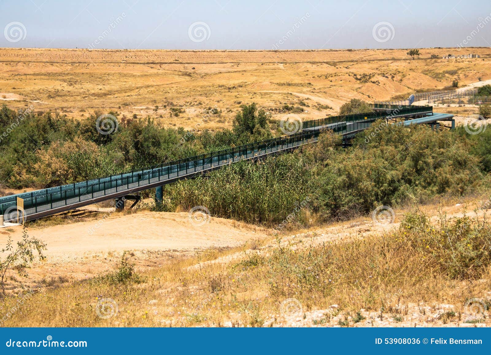 Large Water Pipe Line in the Negev Desert Stock Photo - Image of ...