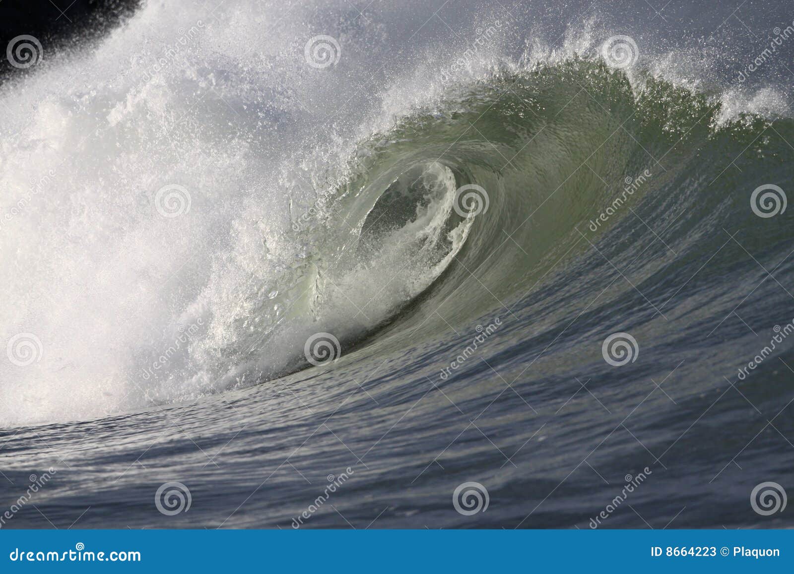 Large wave stock image. Image of landscape, curling, folding - 8664223