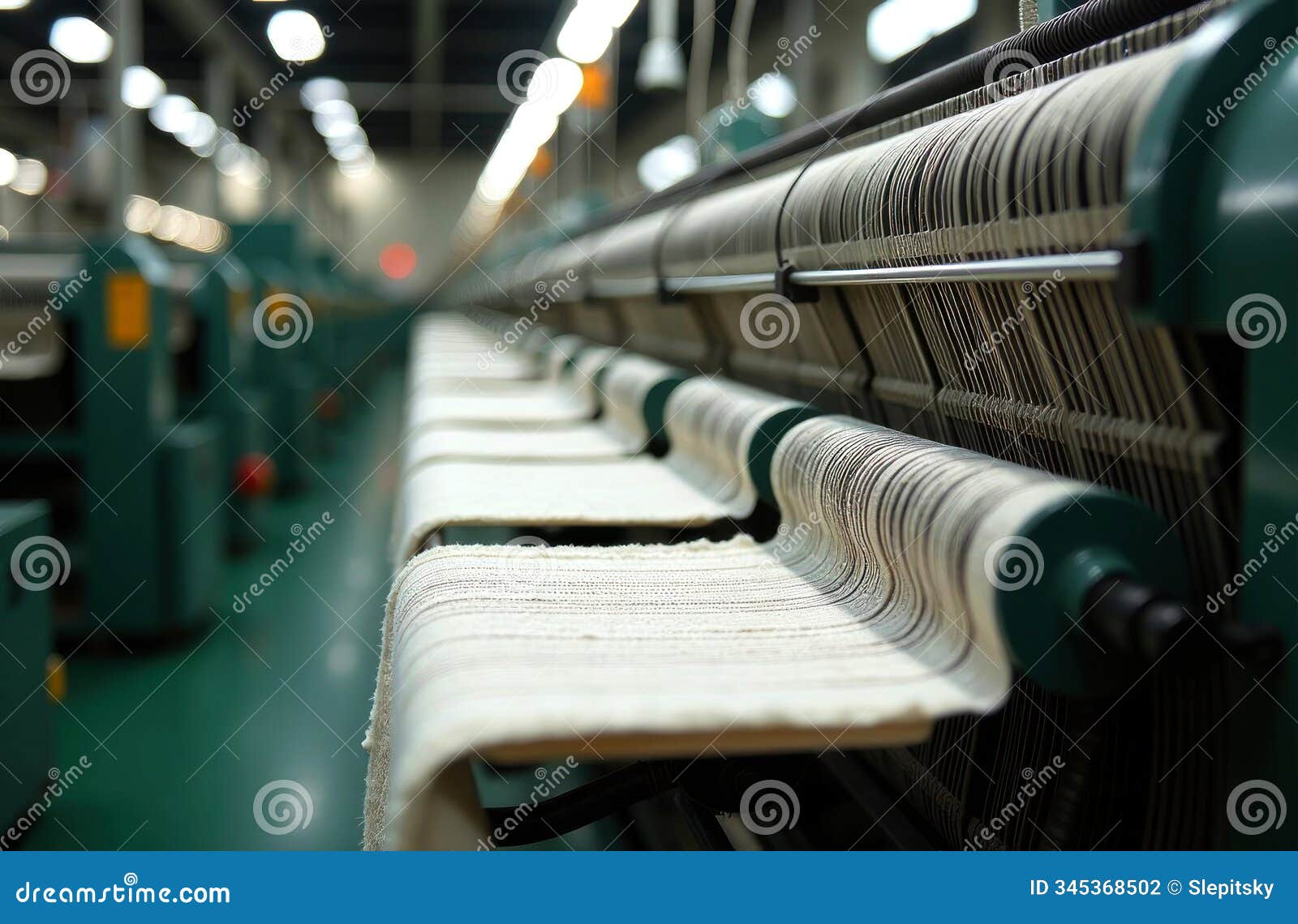 Large Weaving Machines Efficiently Create Long Rolls of Fabric in a ...