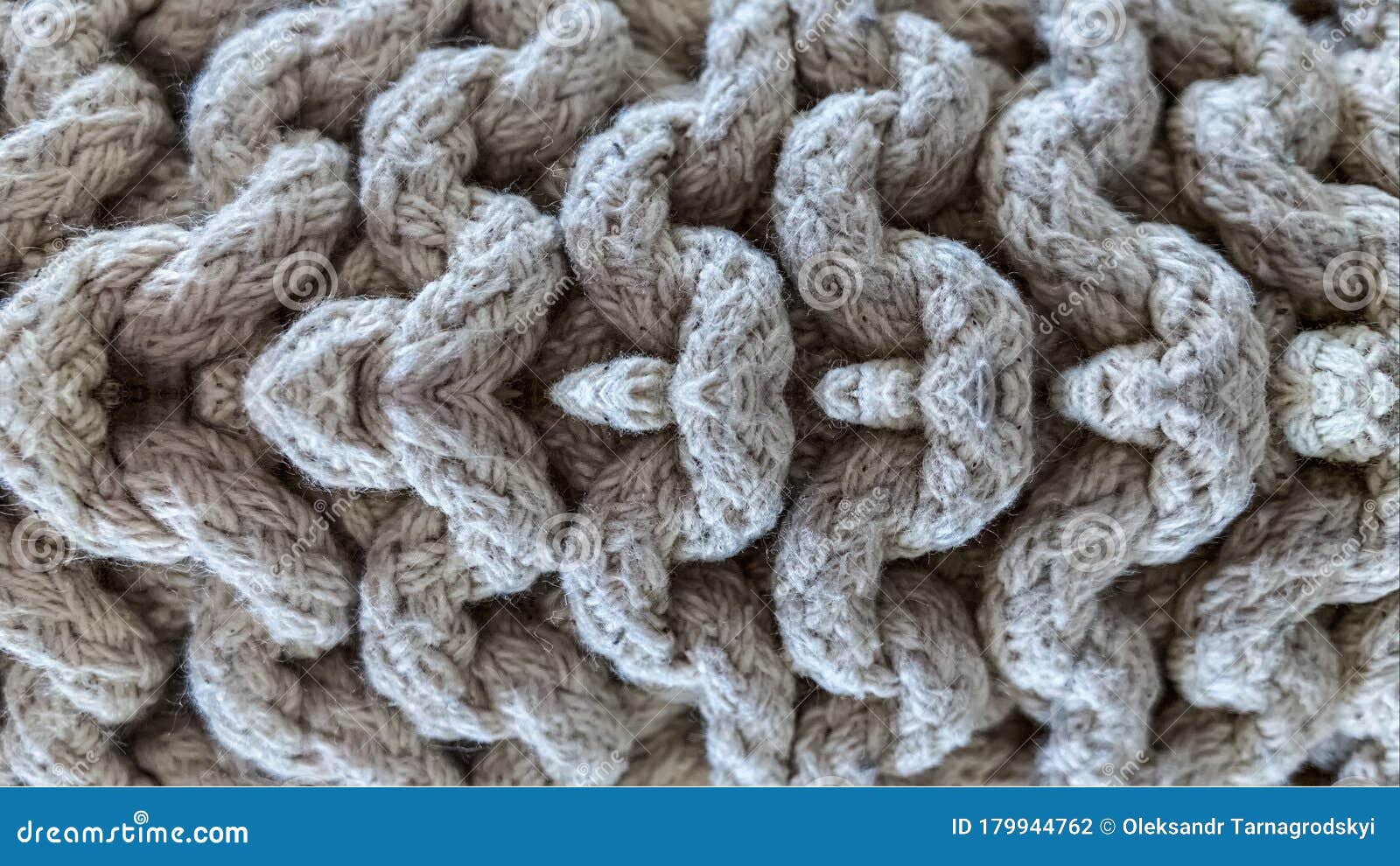 Large Weaving from Natural Beige Thread. Abstract Textural Background ...