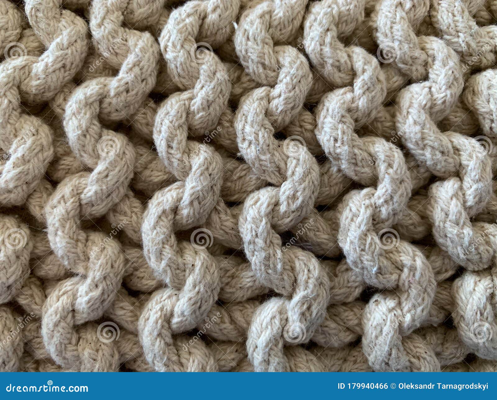 Large Weaving from Natural Beige Thread. Wallpaper Stock Photo - Image ...