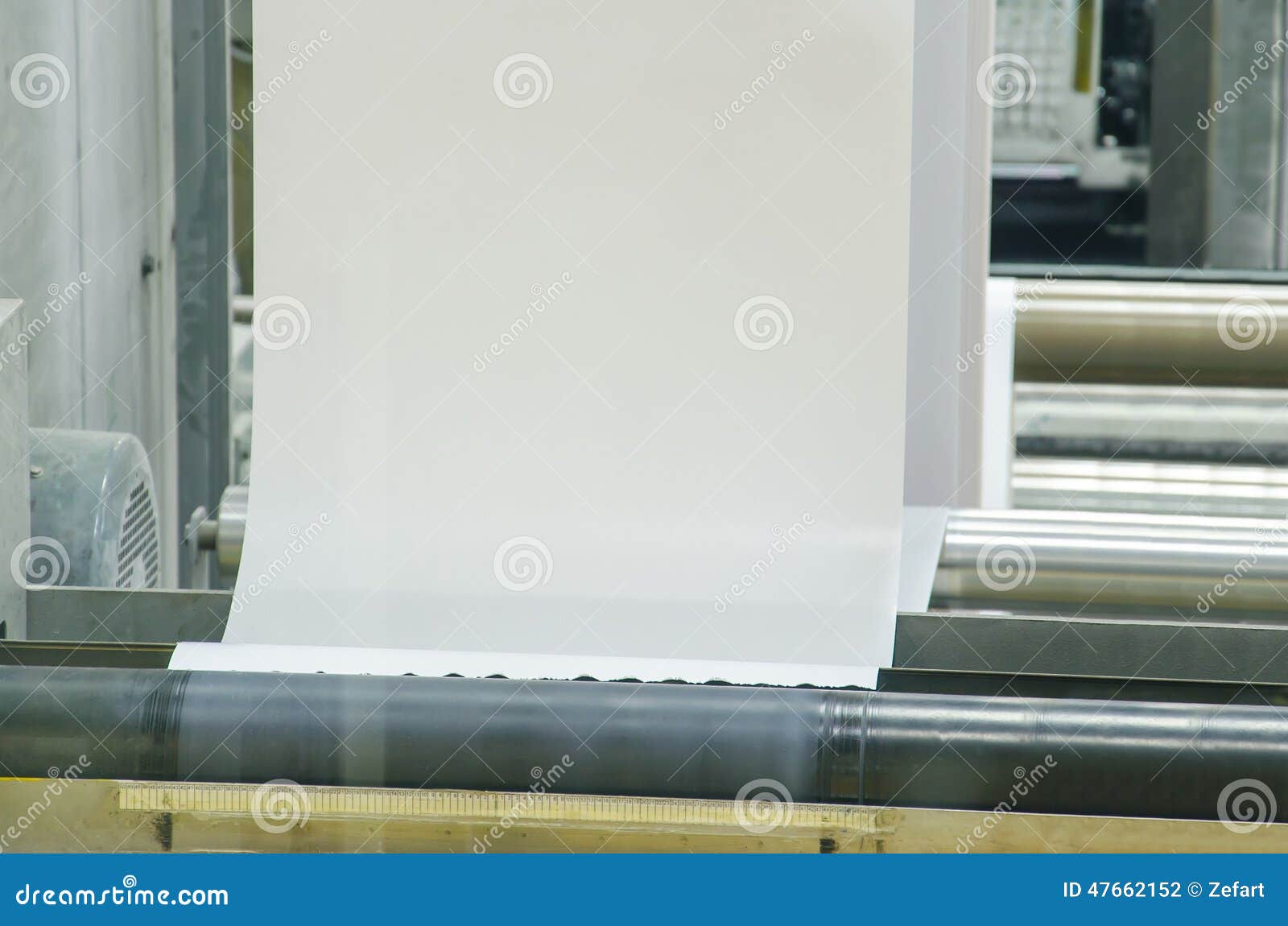 A Large Webset Offset Printing Press Stock Photography | CartoonDealer ...