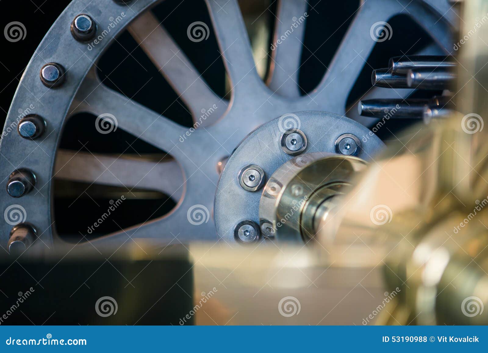 Large Wheel, Detail of Clock Internal Parts Stock Photo - Image of ...