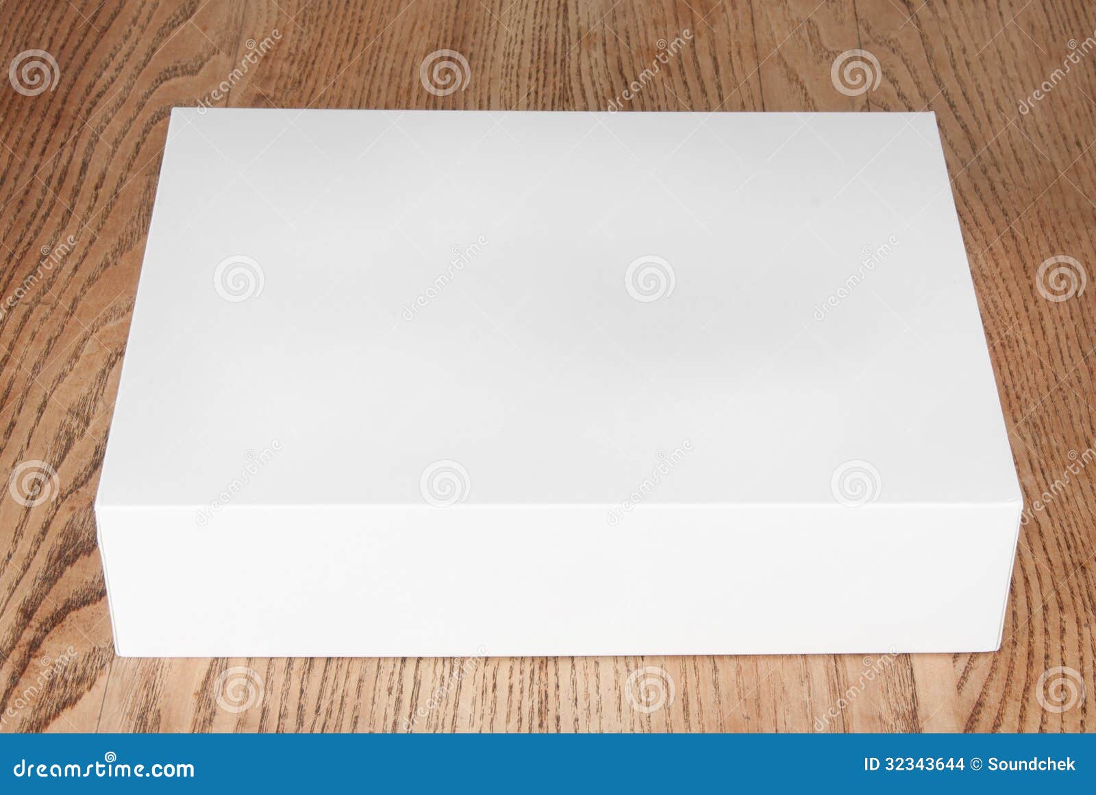 Large White Box on the Table Stock Photo - Image of package, packaging ...