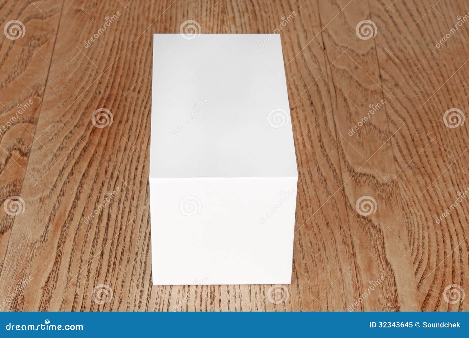 Large White Box on the Table Stock Image - Image of storage, gift: 32343645